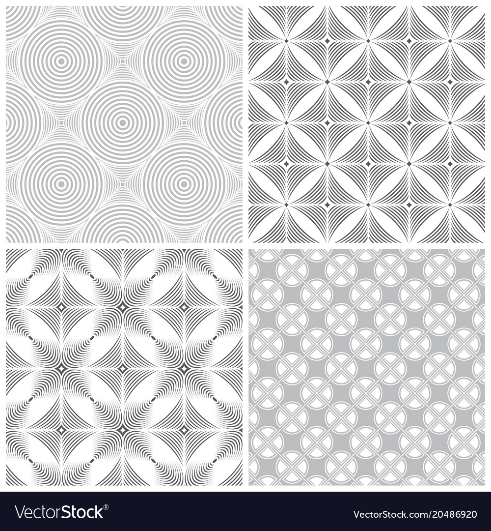 Seamless pattern set28 Royalty Free Vector Image
