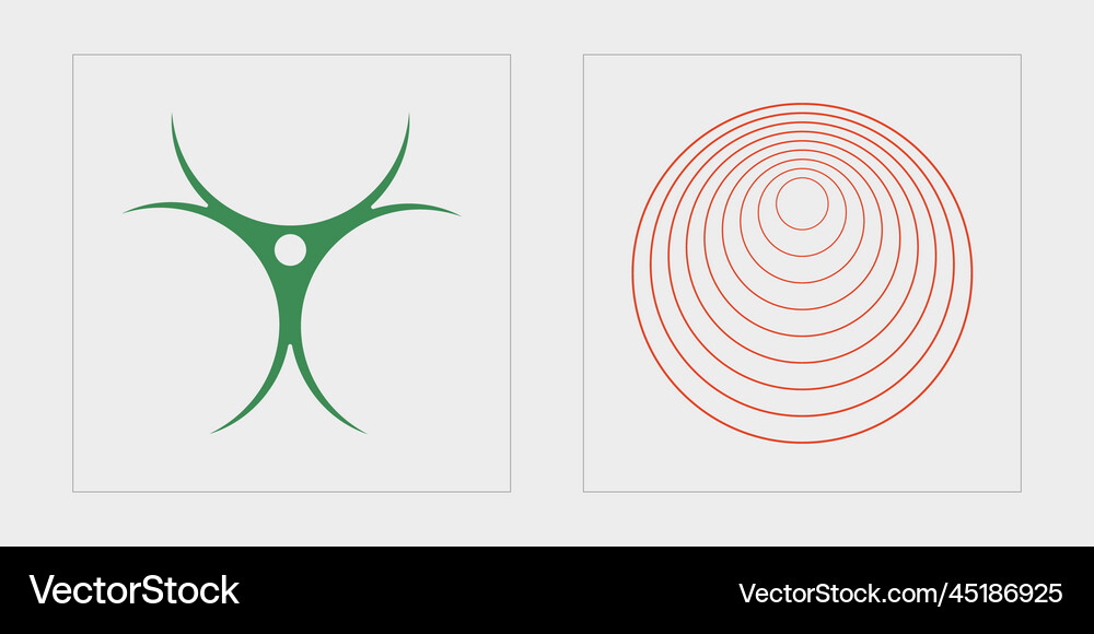 Graphic assets set retro futuristic Royalty Free Vector