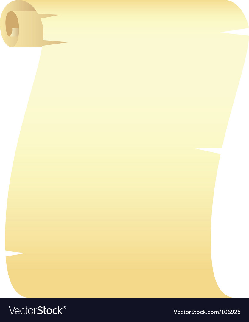 Paper scroll Royalty Free Vector Image - VectorStock
