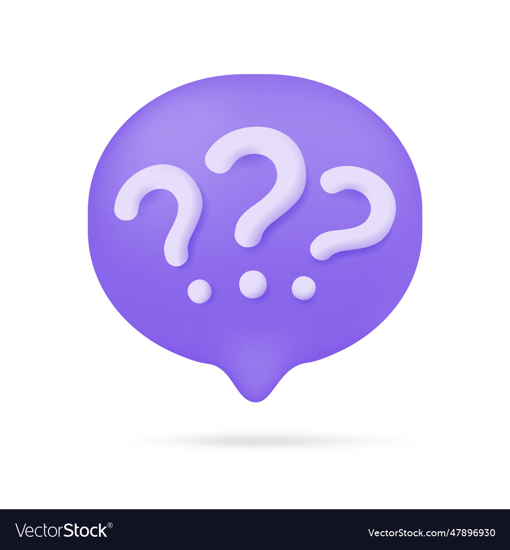 3d Speech Bubbles Social Media Chat Message Box Vector Image