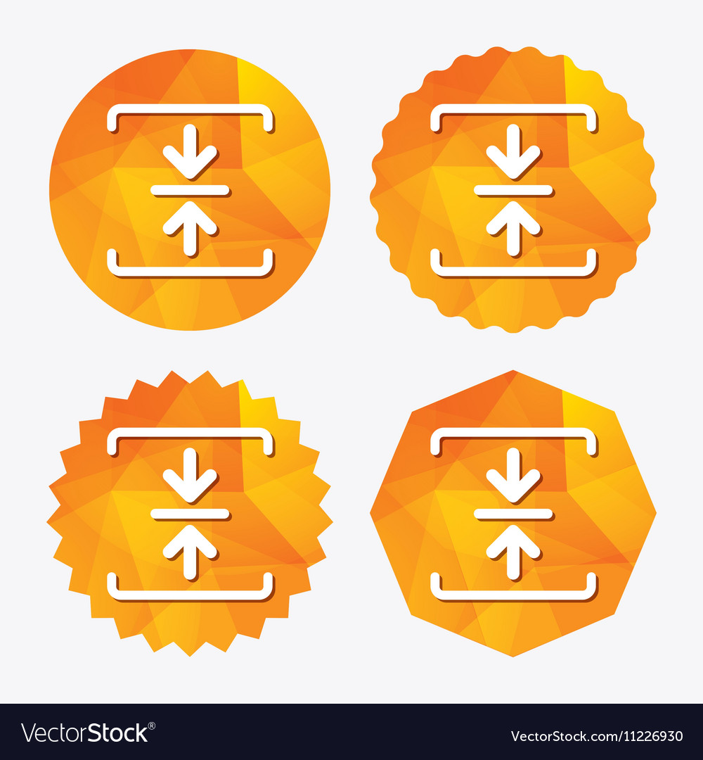 Archive file icon compressed zipped file Vector Image