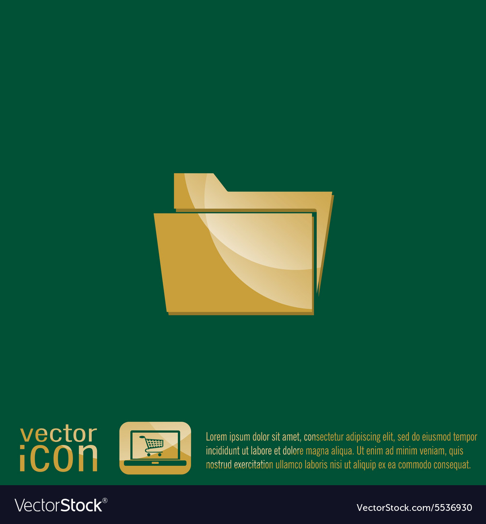 Folder for documents Royalty Free Vector Image
