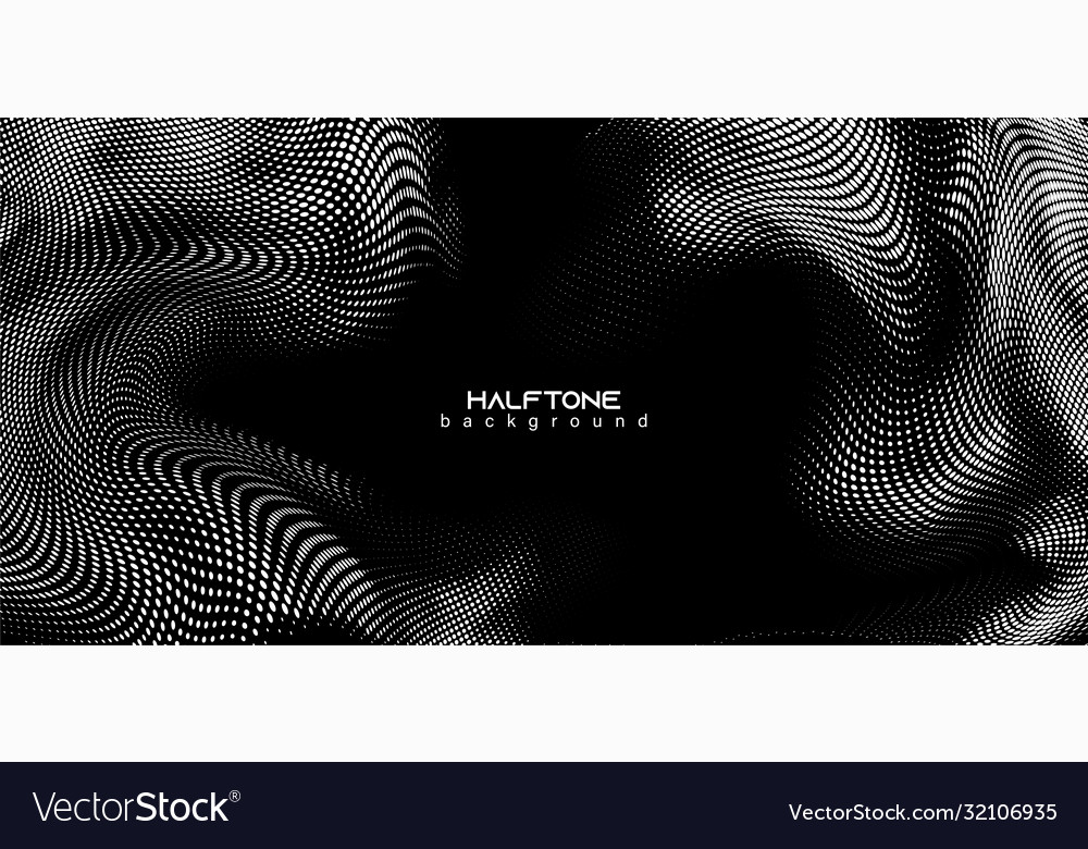 Abstract background halftone gradient Royalty Free Vector
