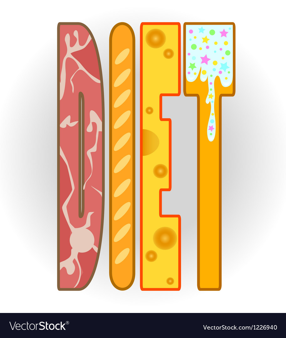 Diet Royalty Free Vector Image - VectorStock