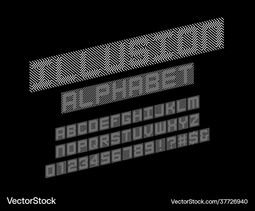 Illusion font Royalty Free Vector Image - VectorStock