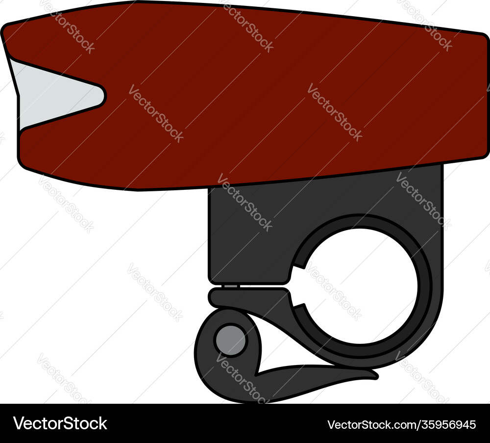 Bike light equipment icon Royalty Free Vector Image