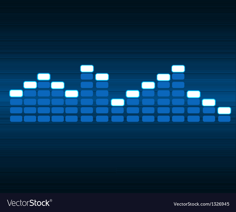Digital Frequency Wave Royalty Free Vector Image
