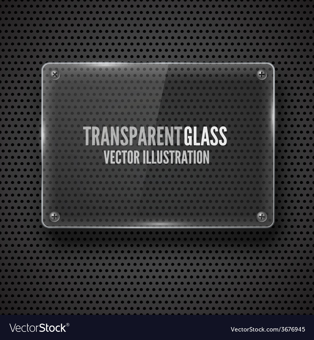 Glass framework Royalty Free Vector Image - VectorStock