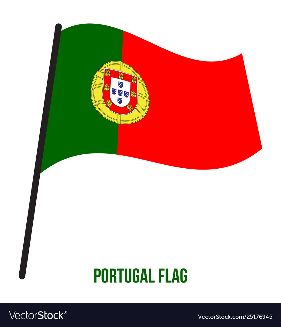 Portugal Waving Flag Clip Art