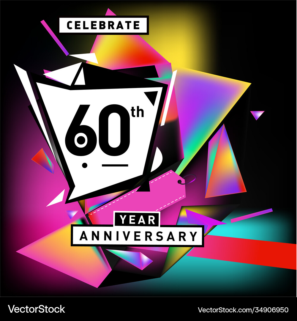 100th anniversary celebration colorful background Vector Image