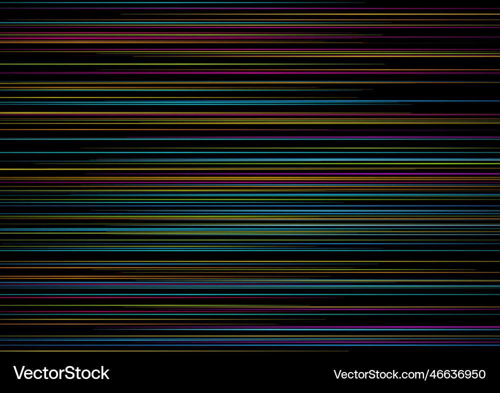 Colorful neon laser thin lines abstract background