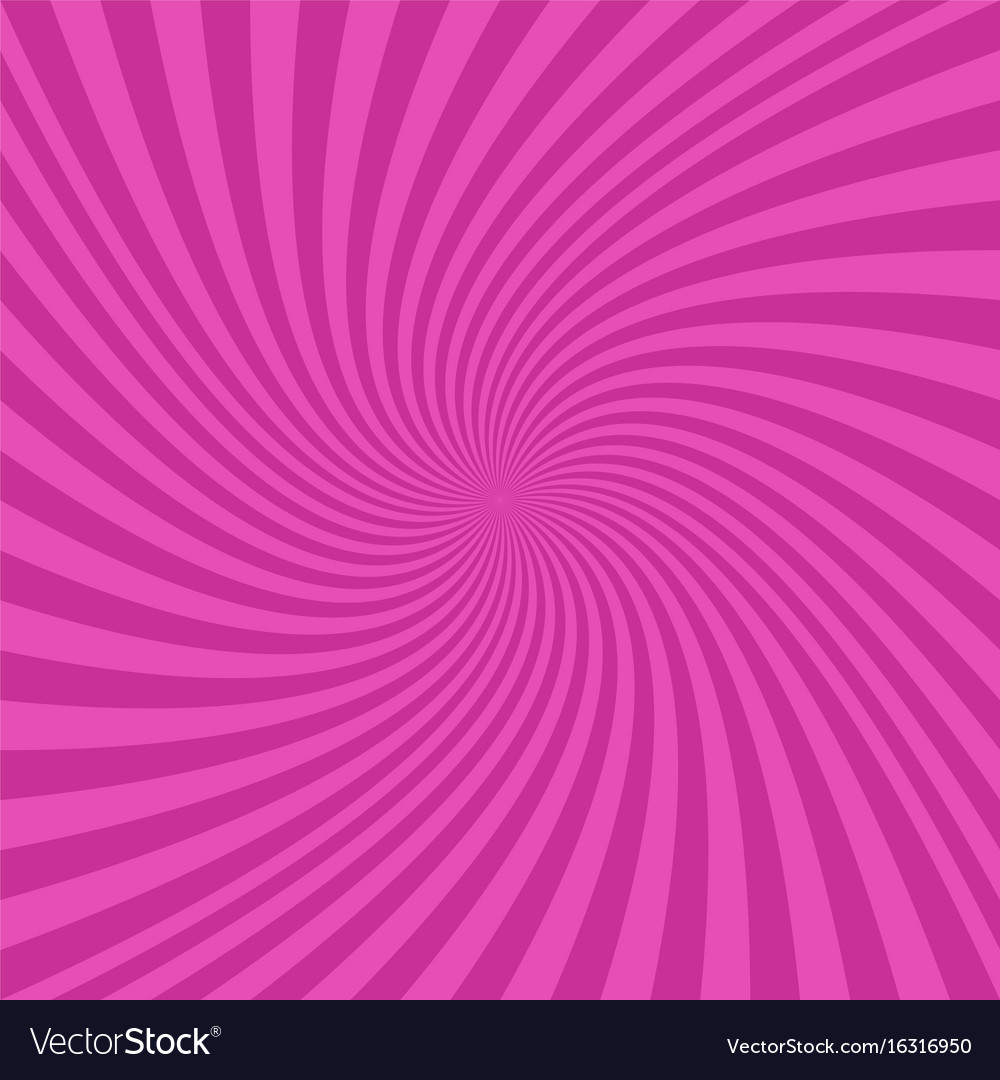 Pink Spiral Ray Background Graphic Design Vector Image