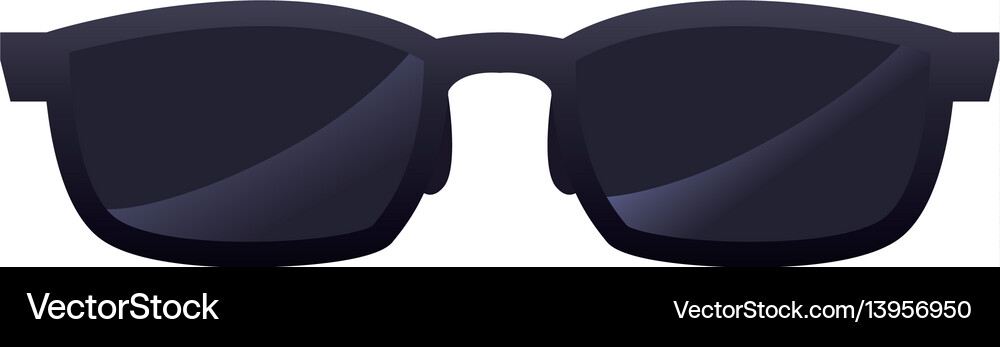 Sunglasses shades black Royalty Free Vector Image