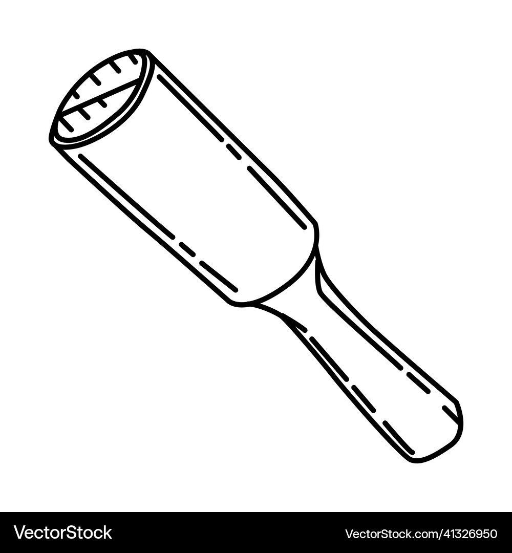 Winter lint roller for men icon doodle hand drawn Vector Image