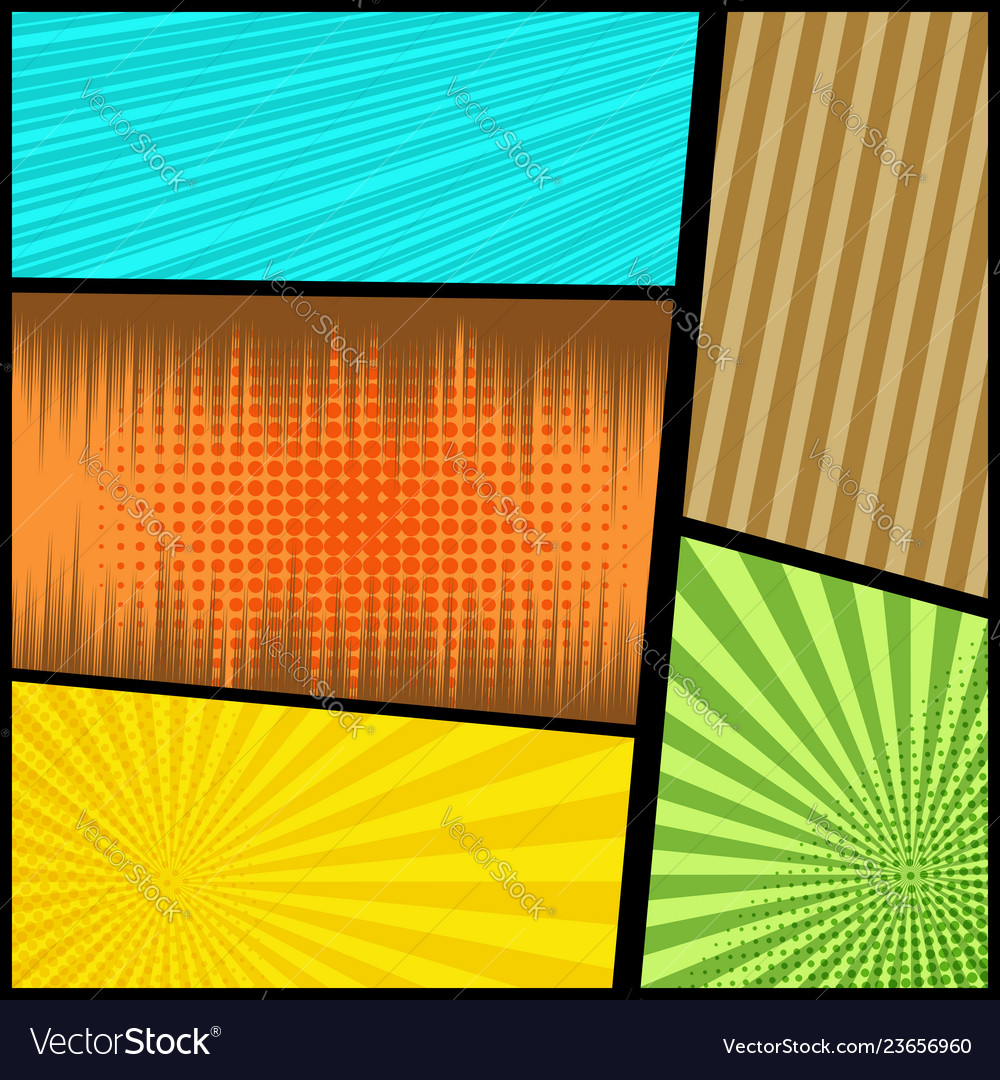 Comic book bright composition Royalty Free Vector Image