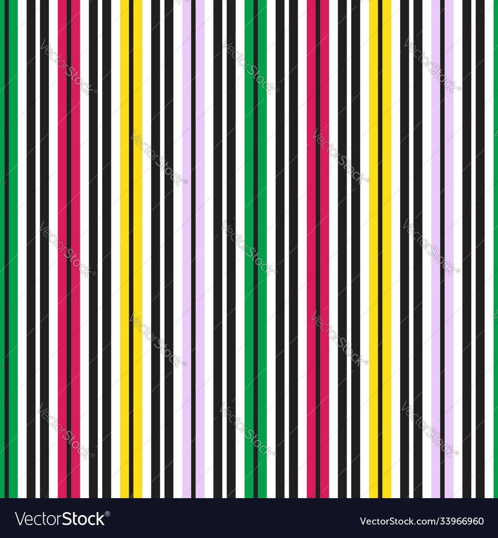 Rainbow stripe seamless pattern background Vector Image