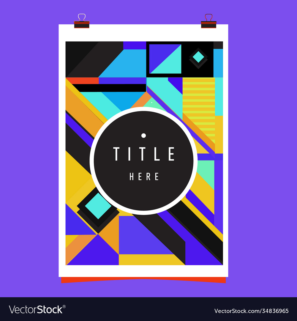 Abstract colorful geometric pattern background Vector Image Abstract colorful geometric pattern background Vector Image