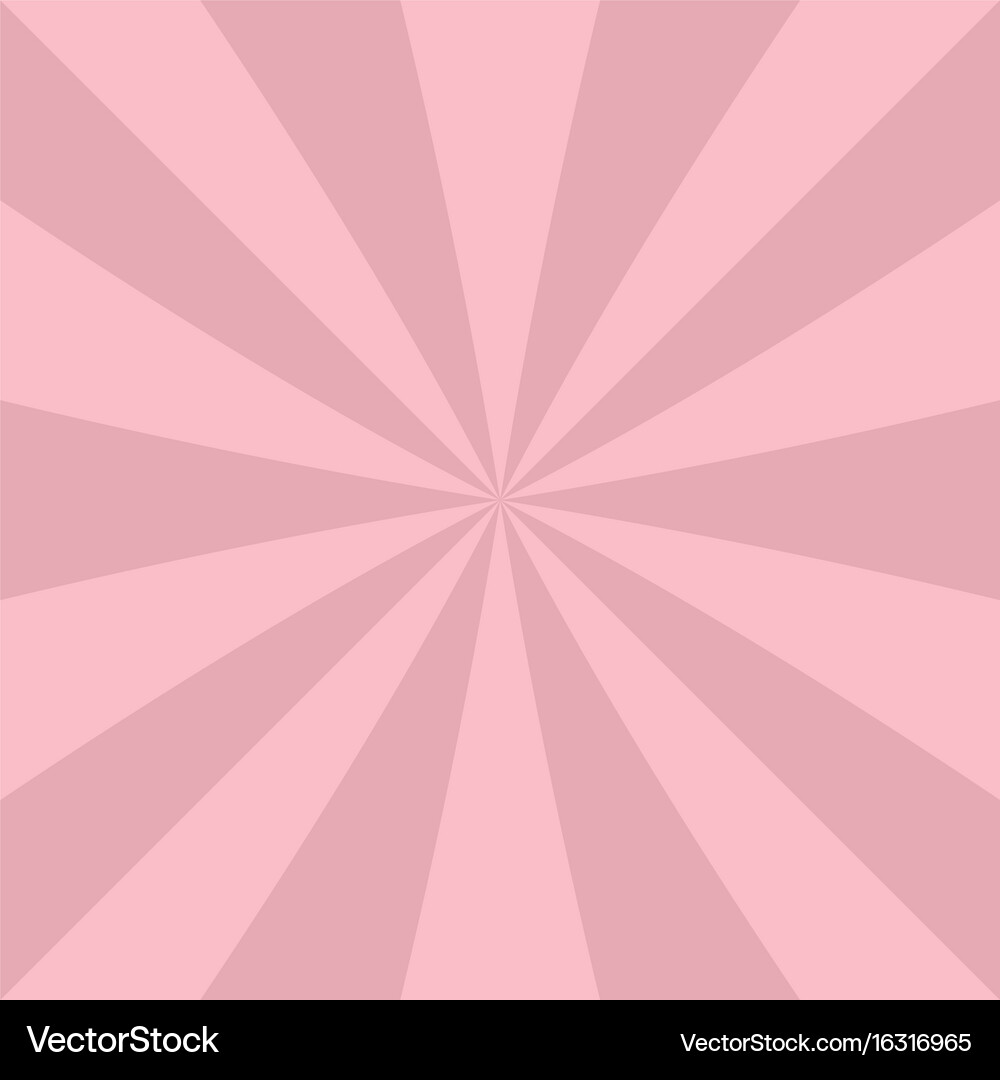 Abstract ray burst background from radial stripes Vector Image