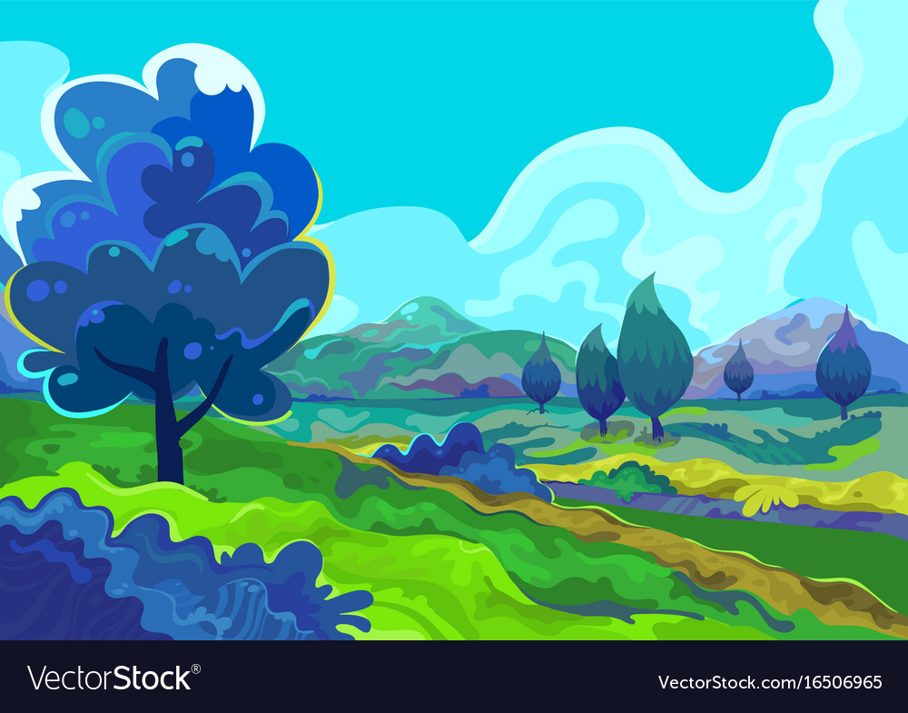 Landscape Royalty Free Vector Image - VectorStock