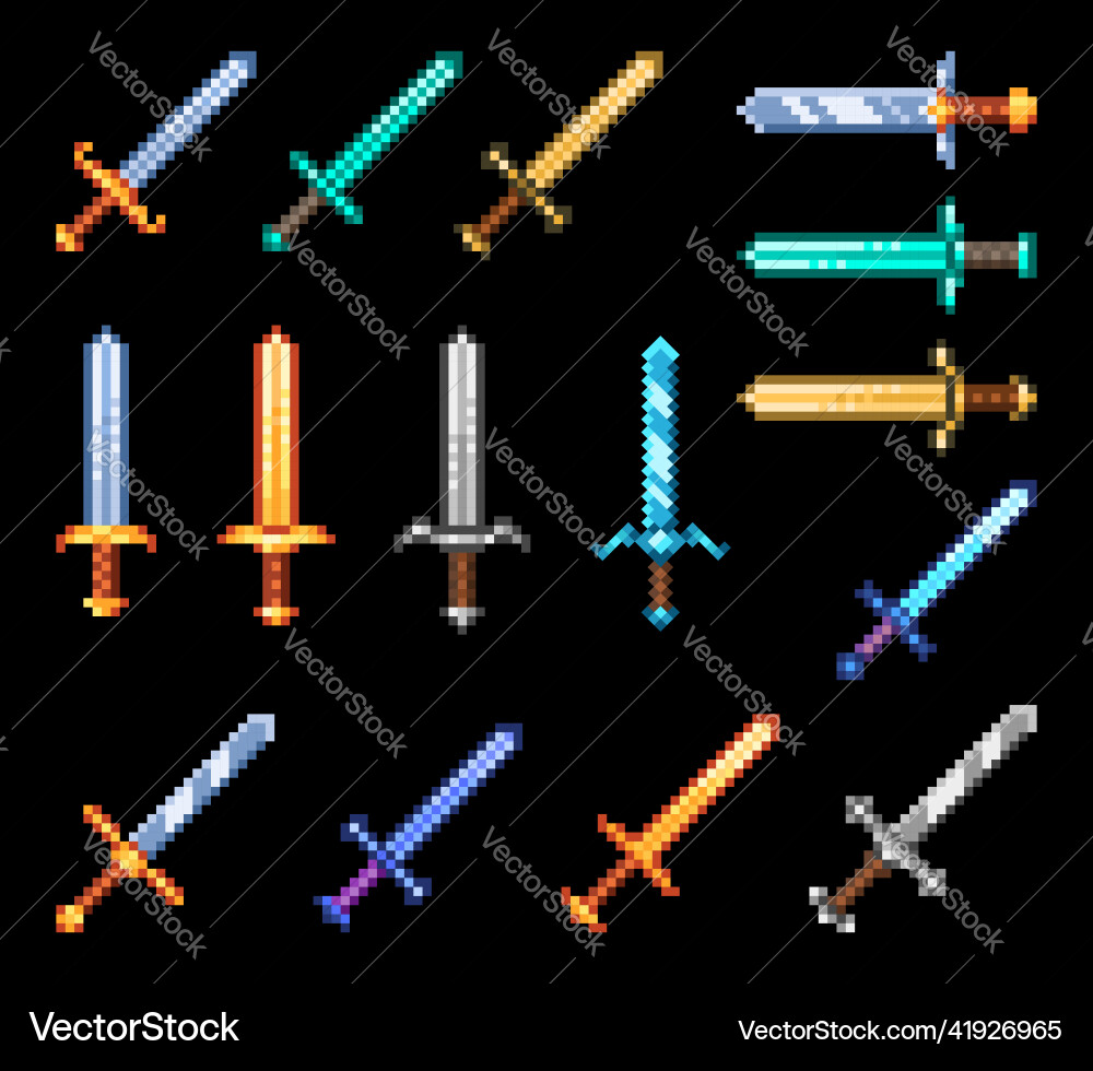 Diamond Armor Pixel Art