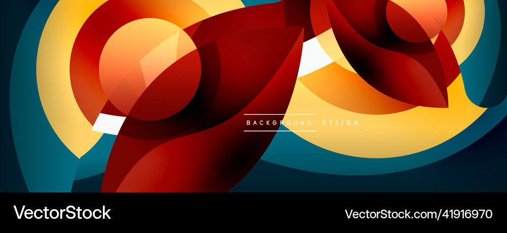 Abstract background with color geometric shapes – Royalty-Free Vector ...
