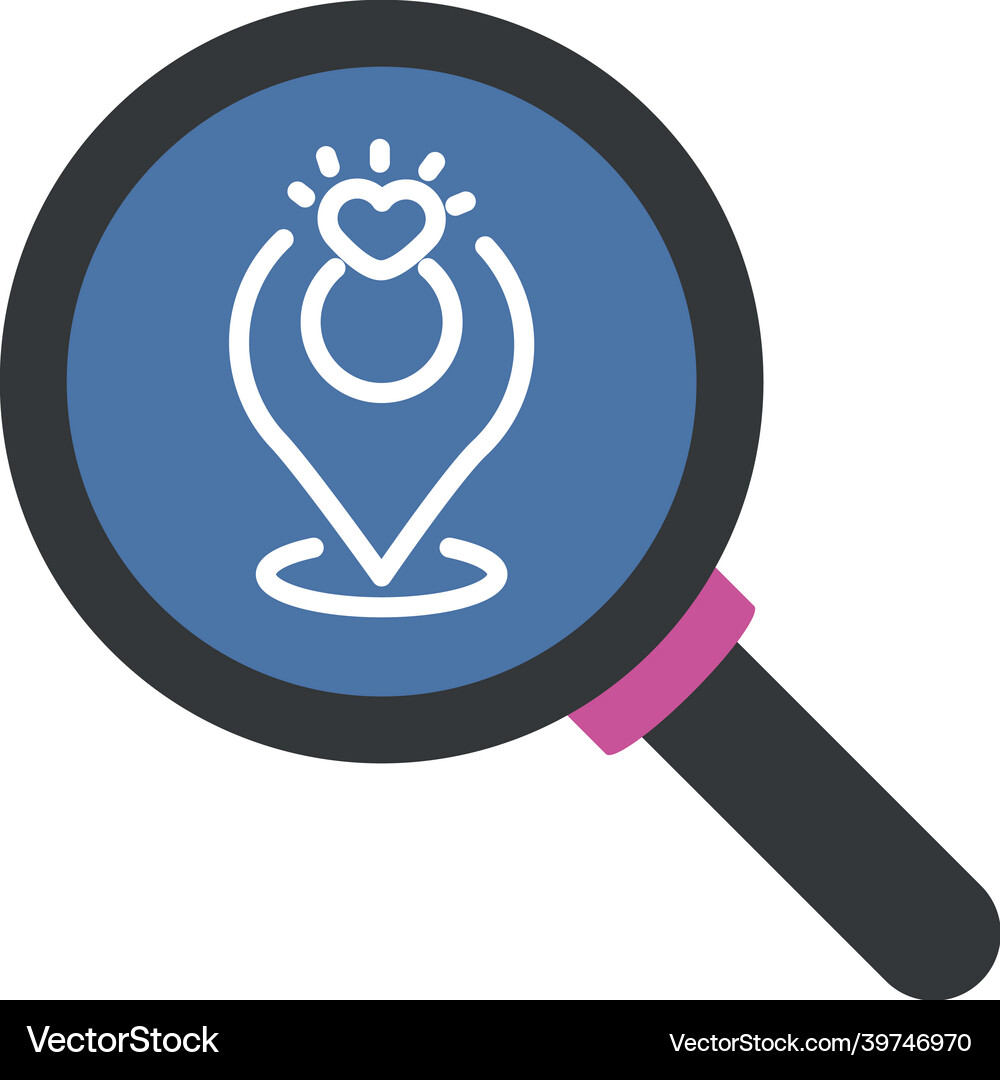 Searching local business Royalty Free Vector Image