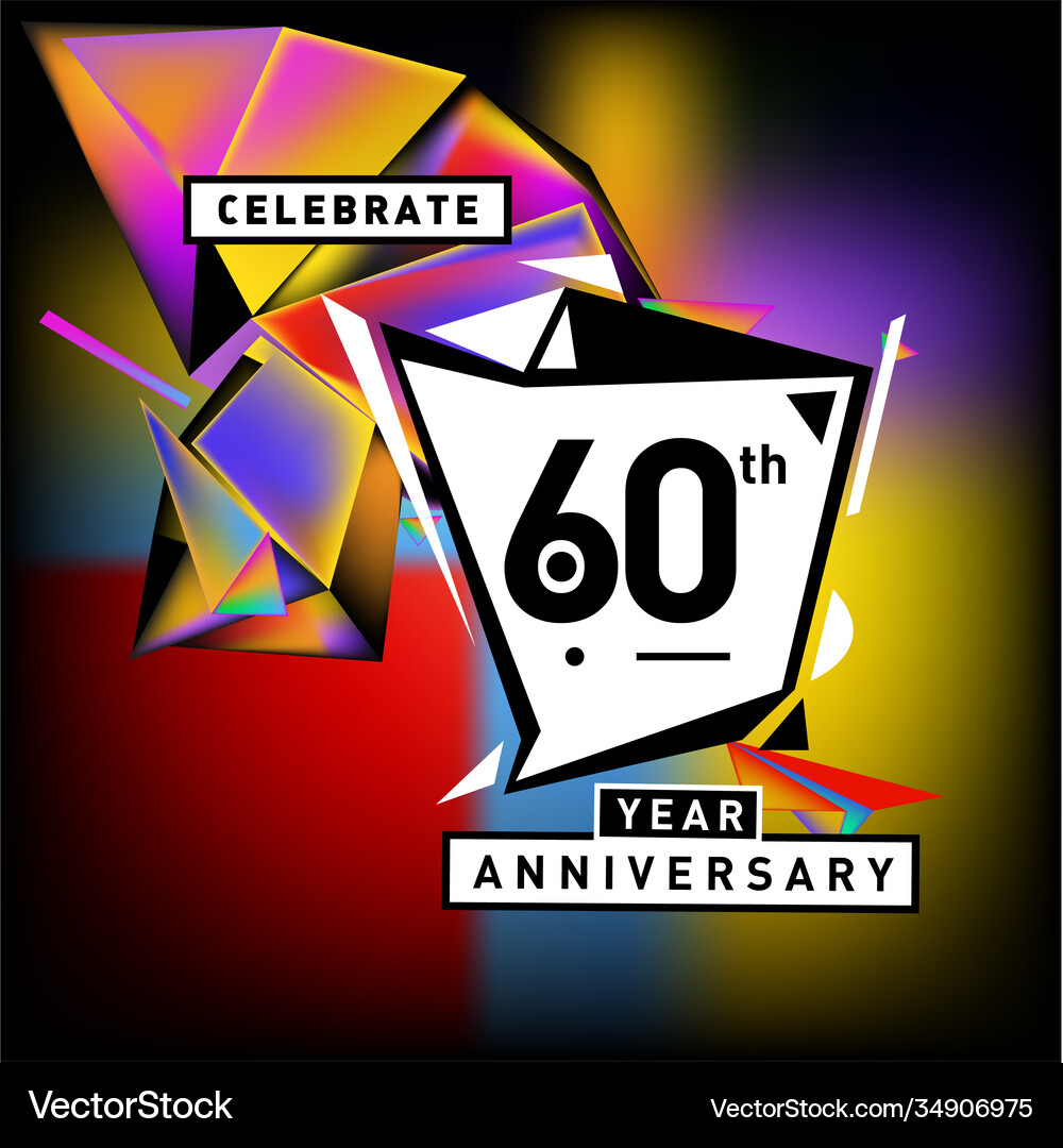 100th anniversary celebration colorful background Vector Image