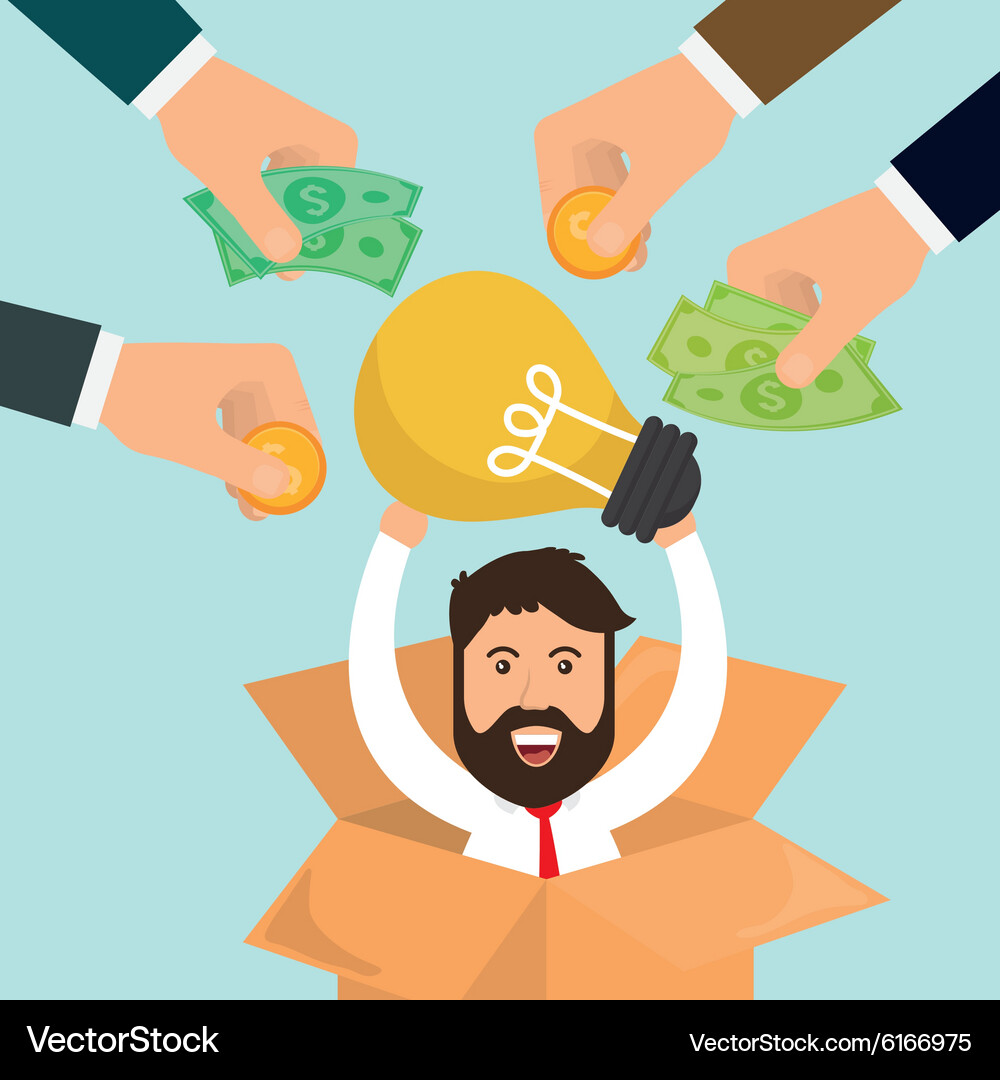 Business investors Royalty Free Vector Image - VectorStock