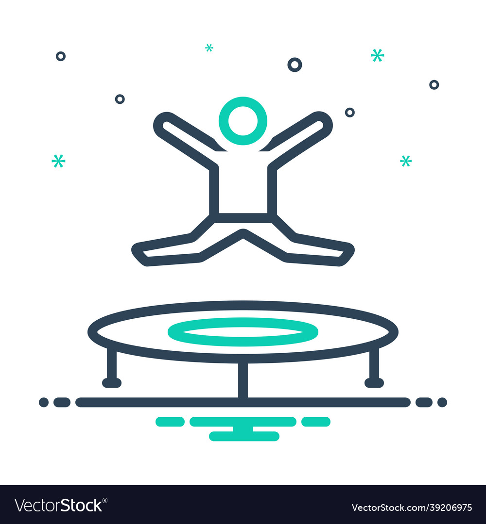 Jumping Royalty Free Vector Image - VectorStock