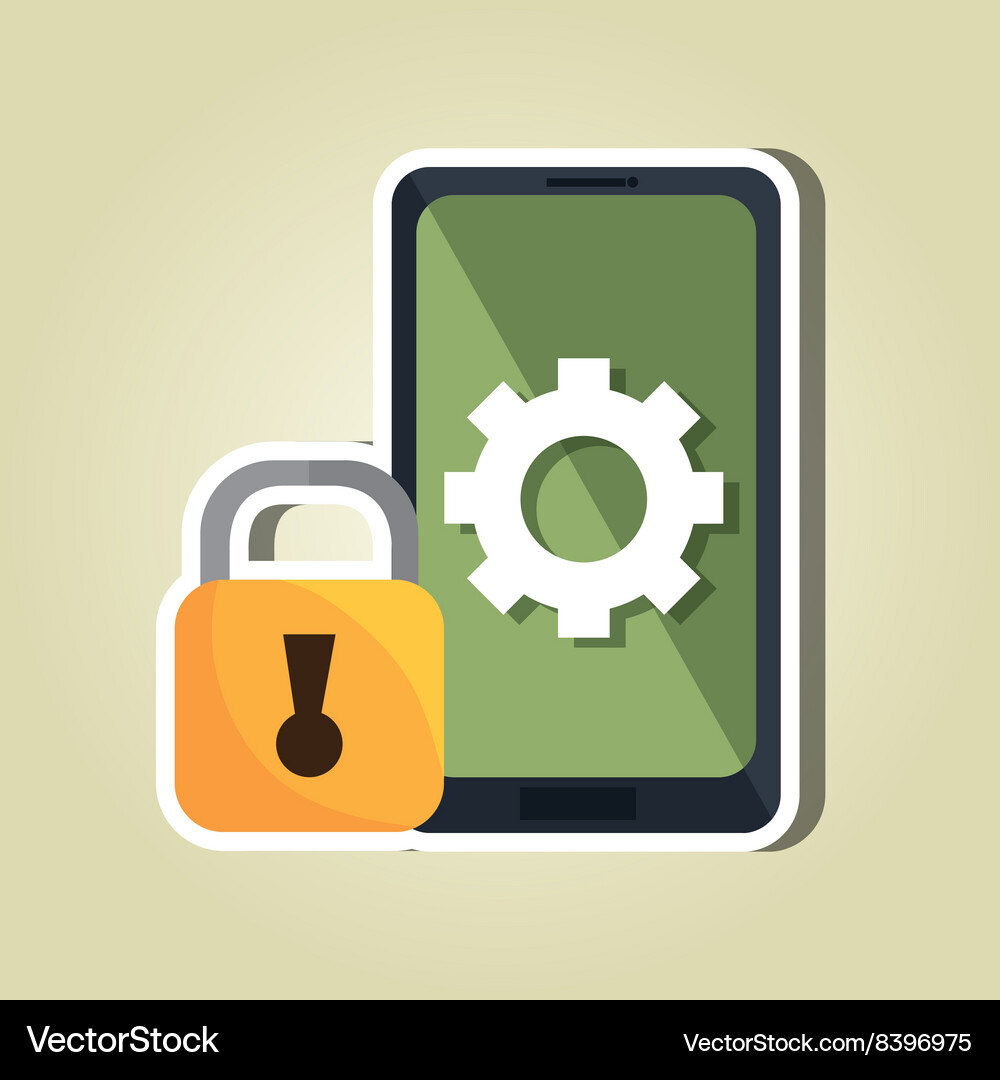 Smartphone business design Royalty Free Vector Image