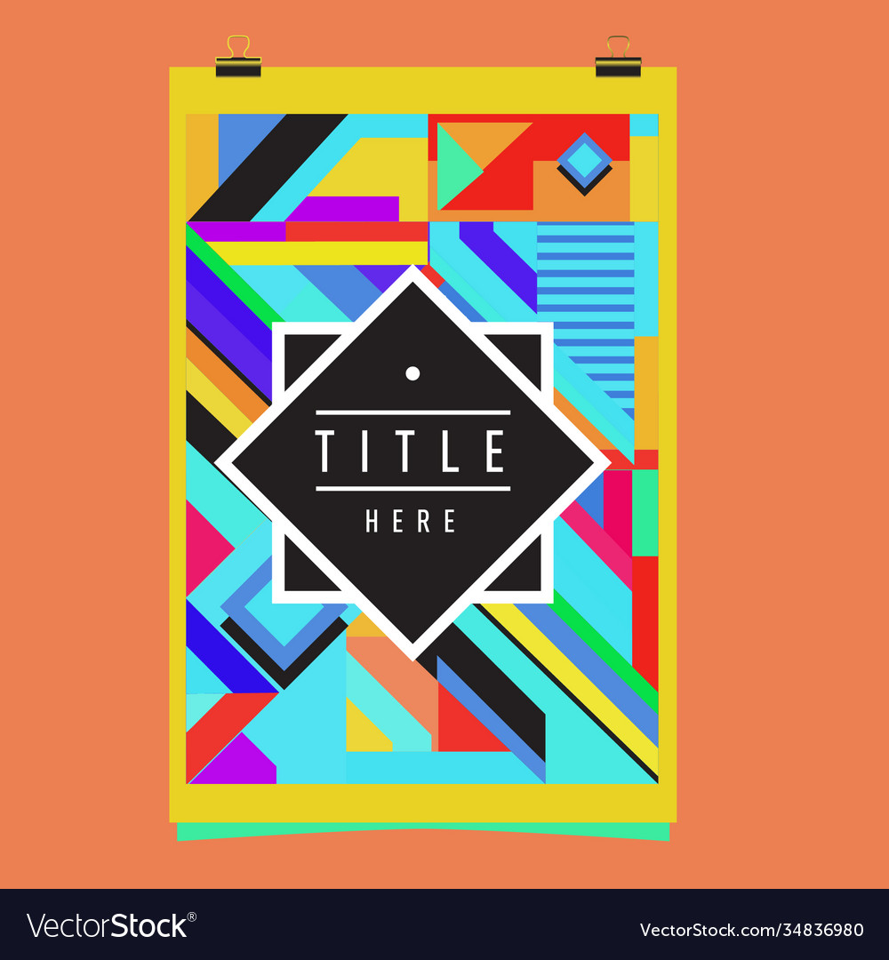 Abstract colorful geometric pattern background Vector Image Abstract colorful geometric pattern background Vector Image