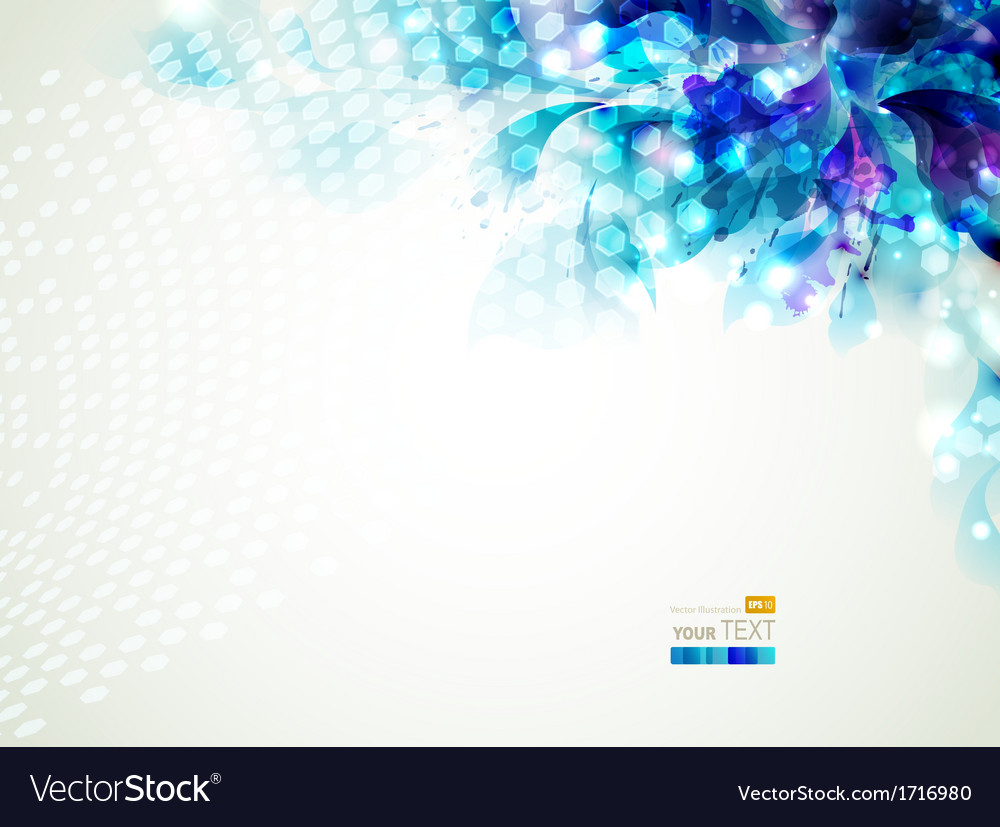 Blue abstract Royalty Free Vector Image - VectorStock