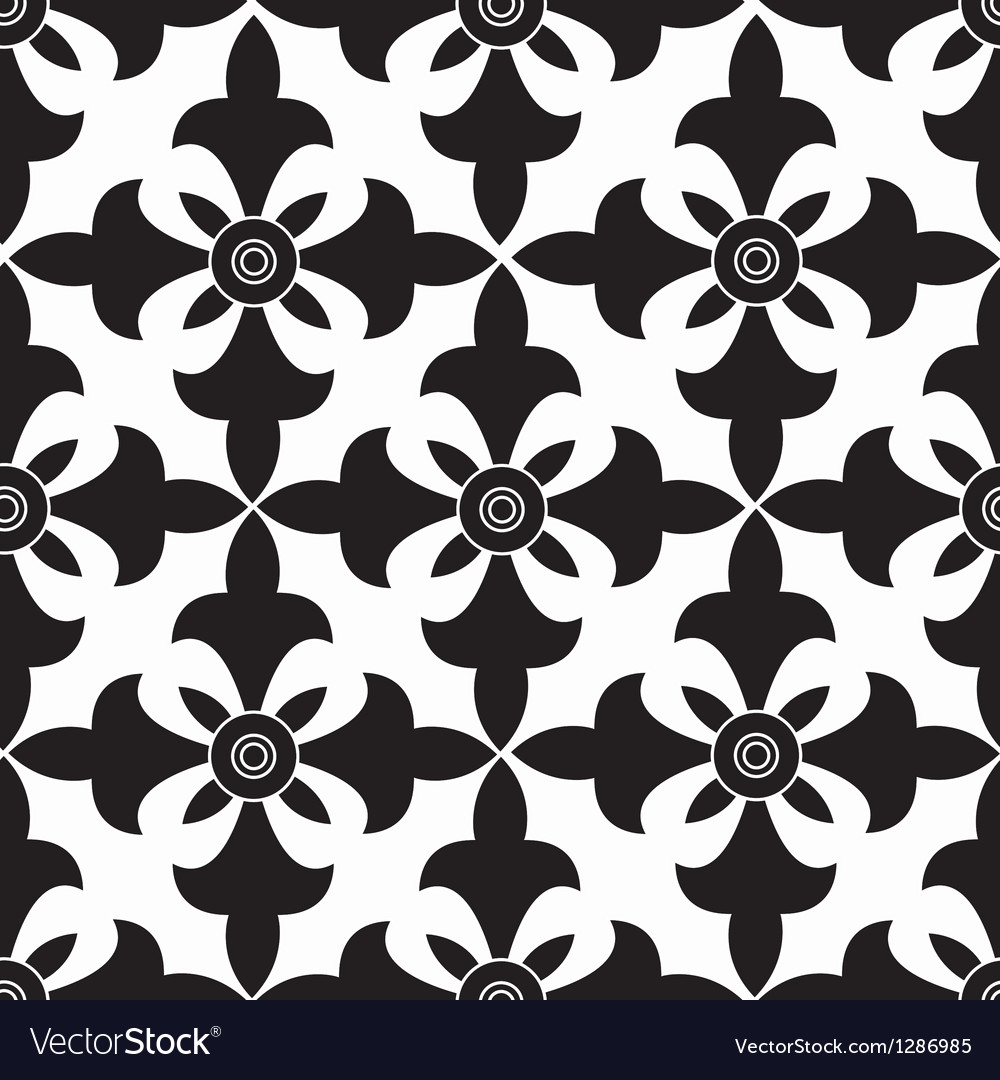 Arabesque seamless pattern Royalty Free Vector Image