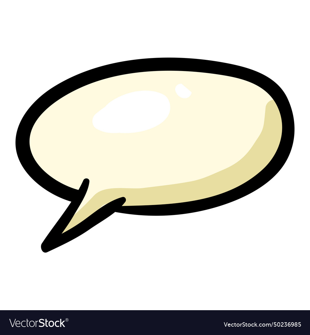 Bubble doodle icon Royalty Free Vector Image - VectorStock