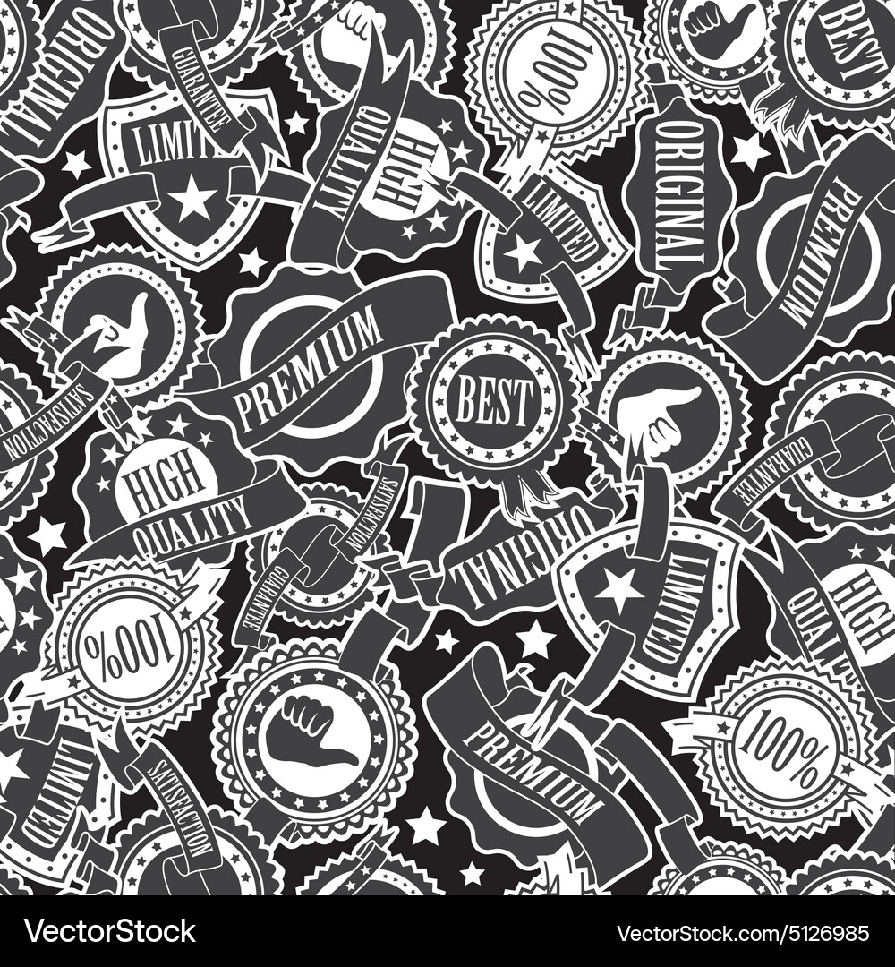 Color badges and ribbons Royalty Free Vector Image