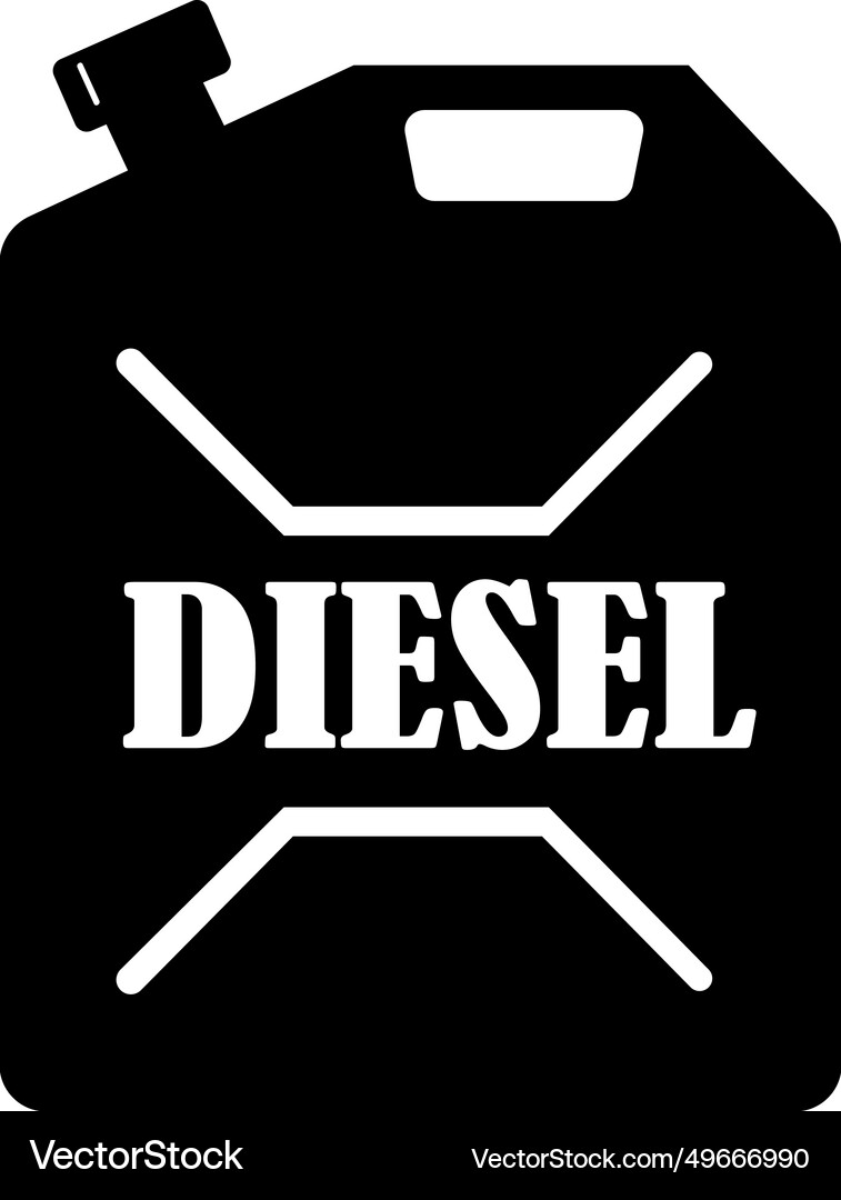 Fuel diesel icon logo design template Royalty Free Vector