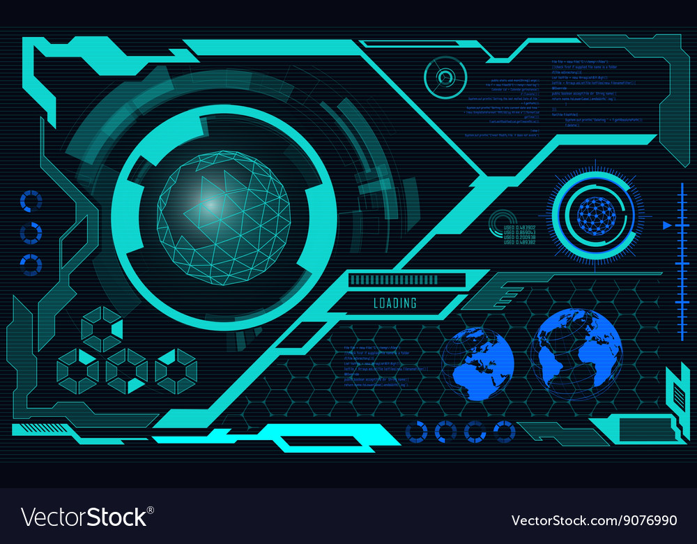 Interface preview Royalty Free Vector Image - VectorStock