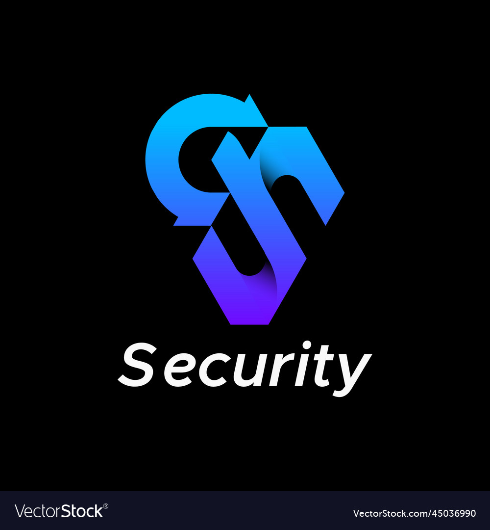 Security logo Royalty Free Vector Image - VectorStock