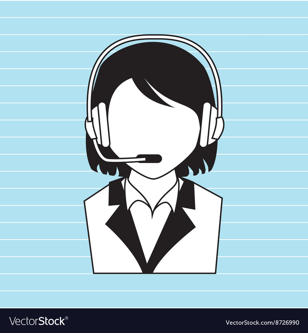 Technical support design Royalty Free Vector Image