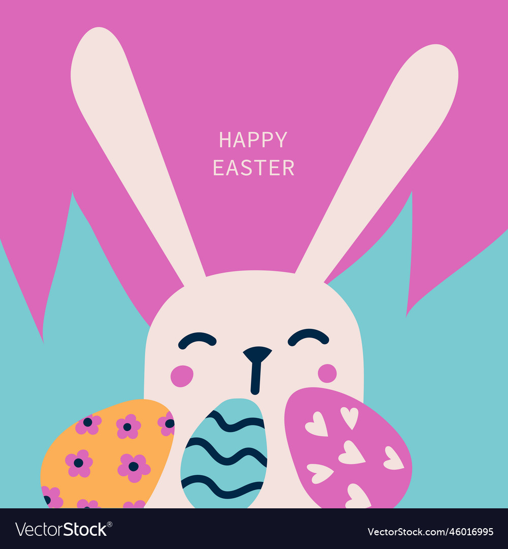 Happy easter concept Royalty Free Vector Image