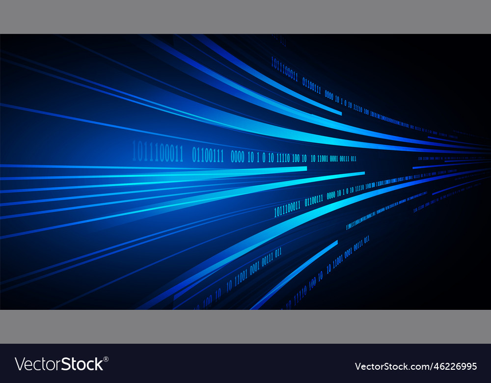 Technology background with hi-tech digital data Vector Image