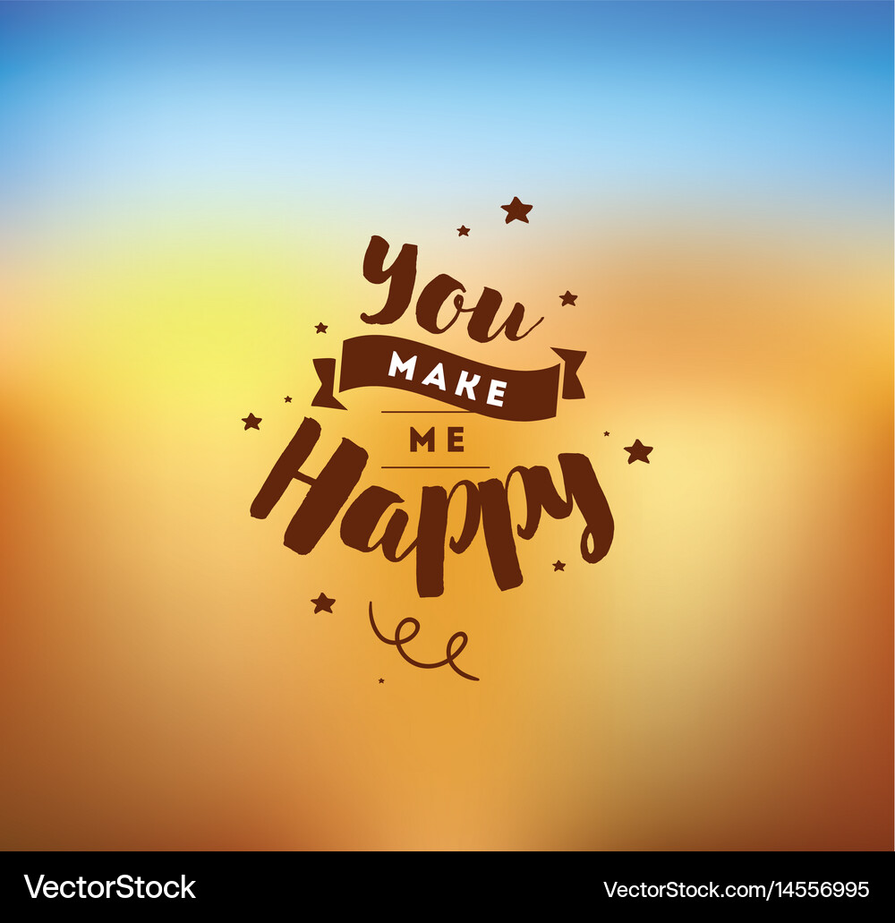 Typography for poster invitation greeting card Vector Image
