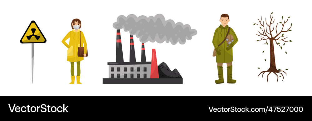 Air pollution awareness with hazardous radioactive