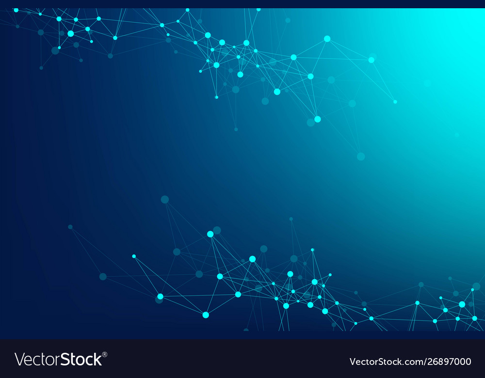 Big Data Visualization Geometric Abstract Vector Image