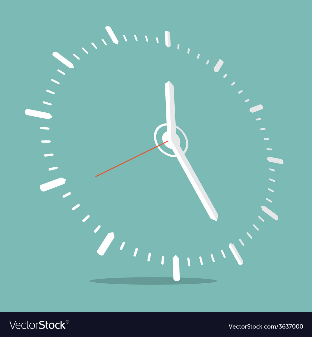 Clock Royalty Free Vector Image - VectorStock