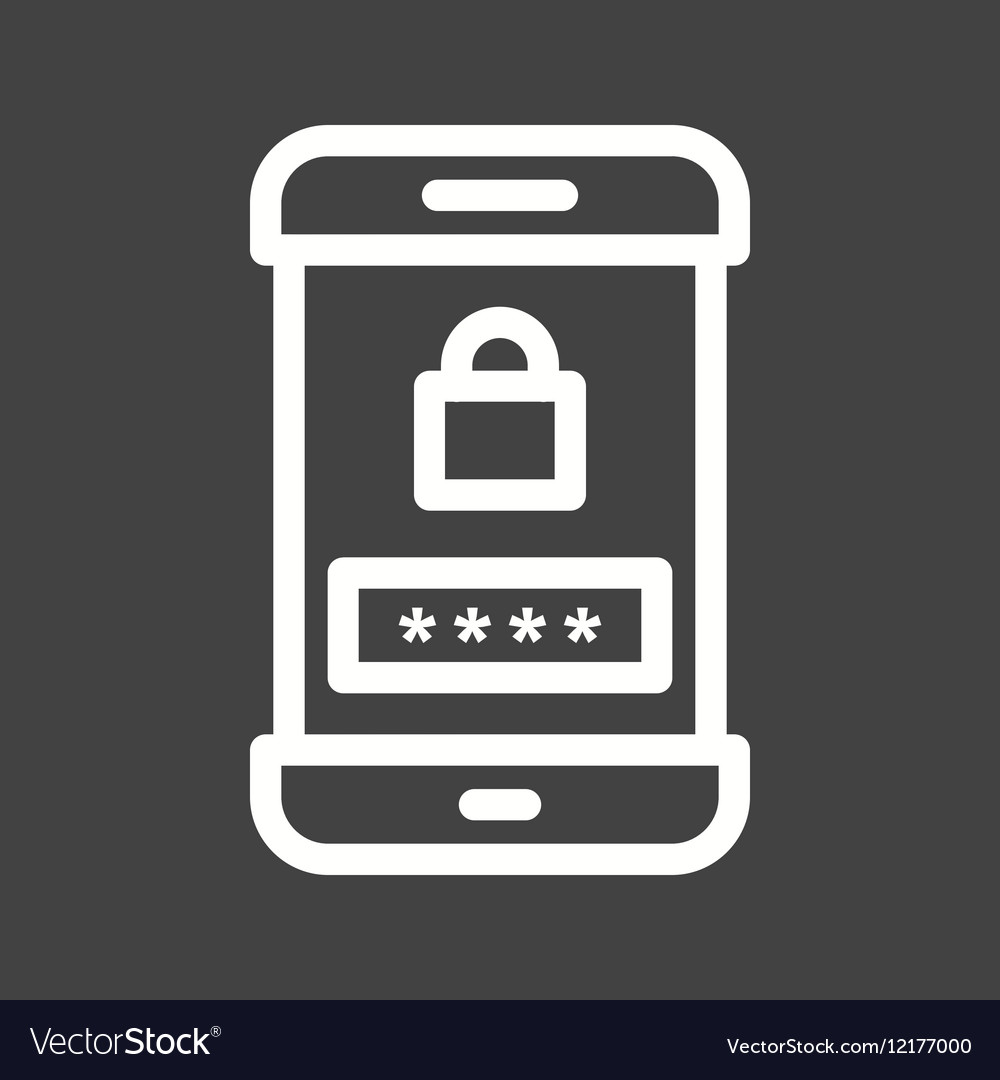 Passcode Royalty Free Vector Image Vectorstock