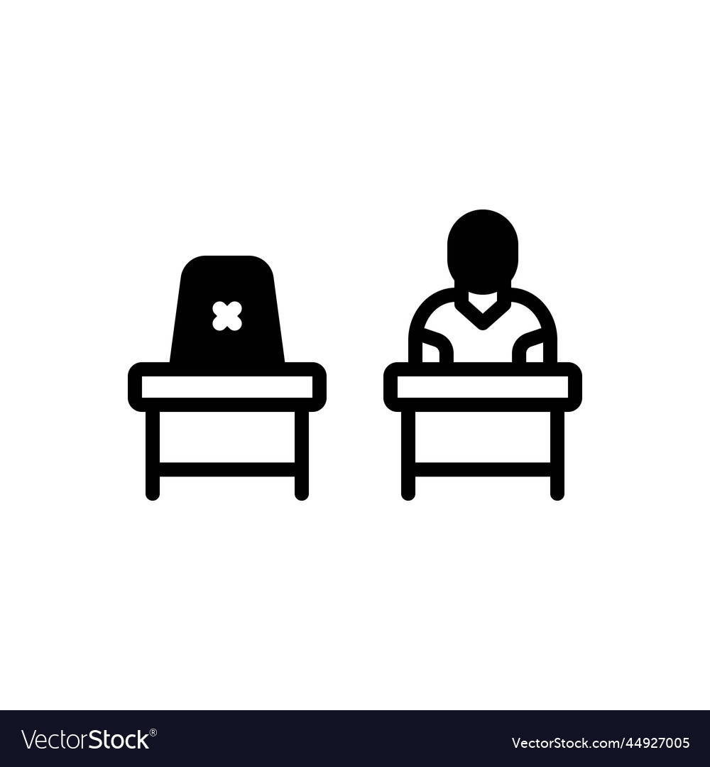 Absent Royalty Free Vector Image - VectorStock