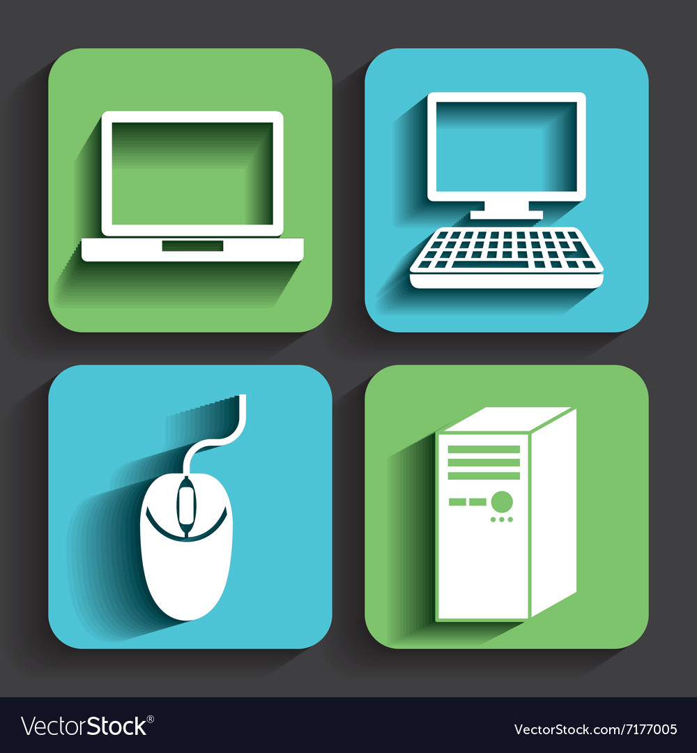 Computers concept design Royalty Free Vector Image