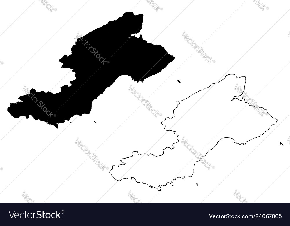 Fife map Royalty Free Vector Image - VectorStock