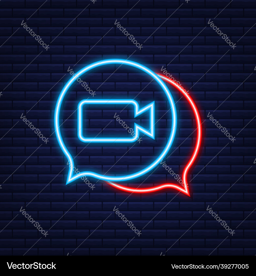 Incoming video call on laptop Royalty Free Vector Image
